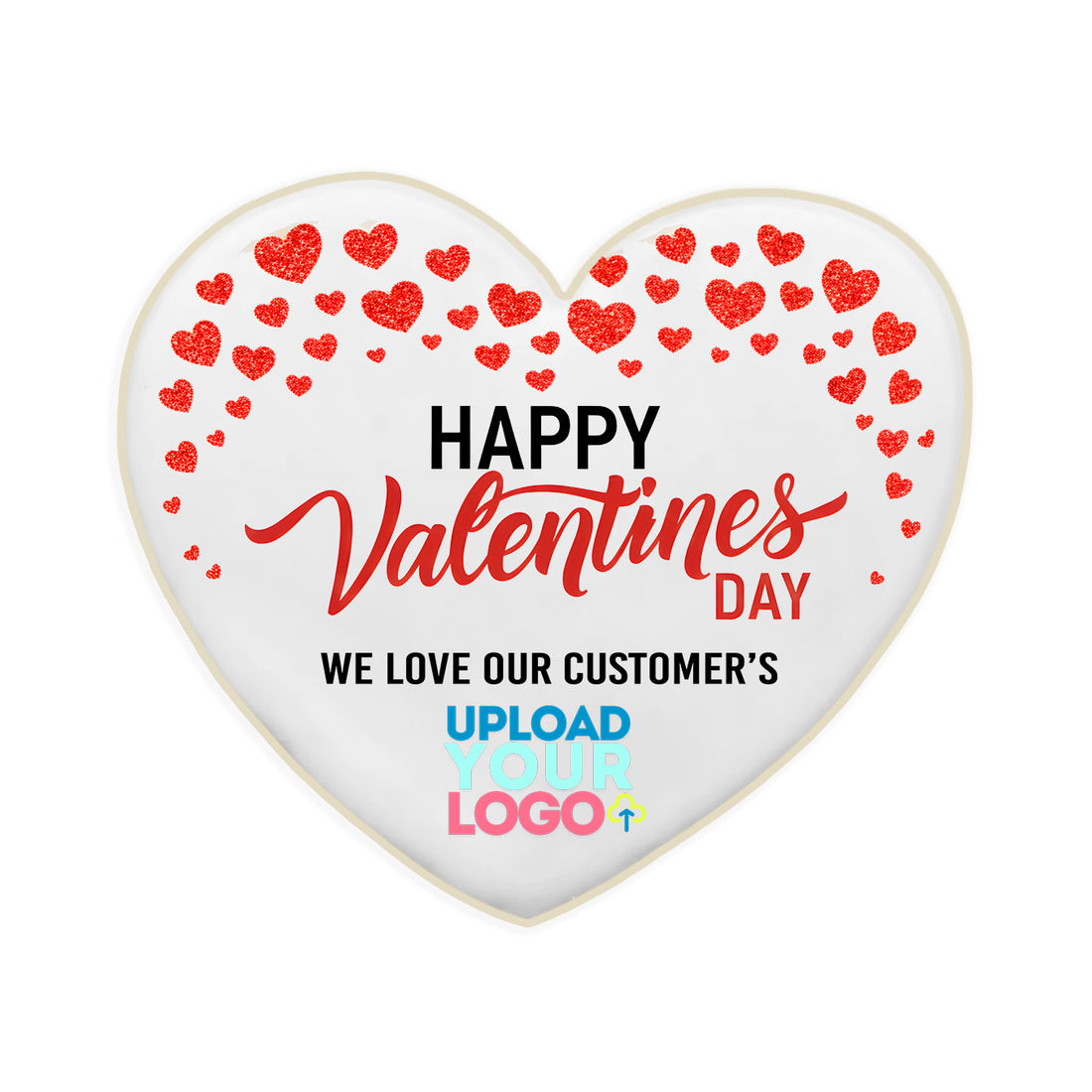 Valentine’s Glitter Heart Appreciation Cookie – Cookie Whipped